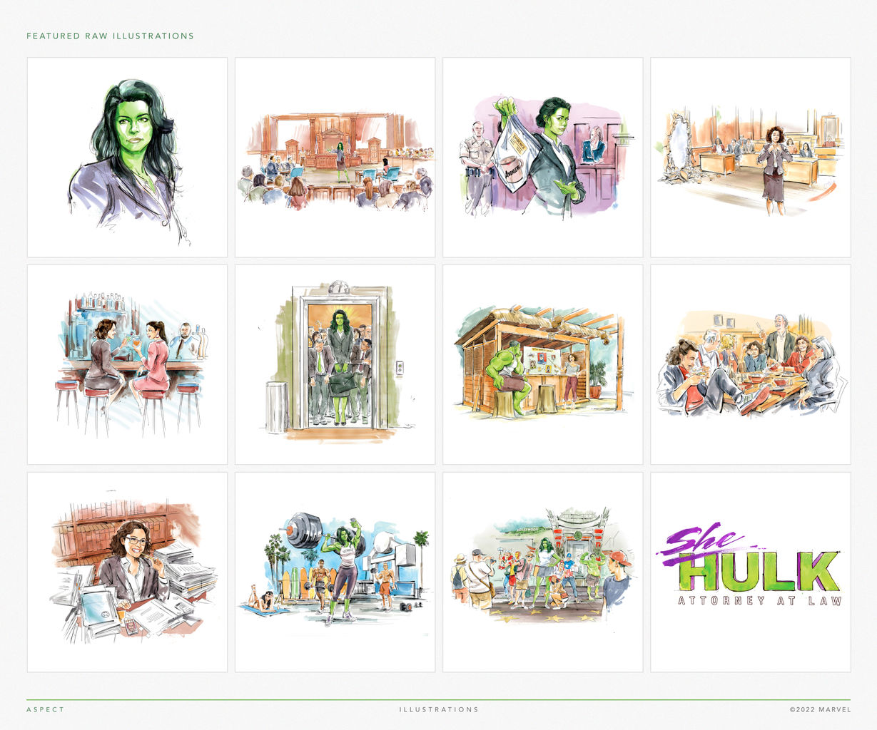 She-Hulk: Attorney at Law (2022) — Art of the Title