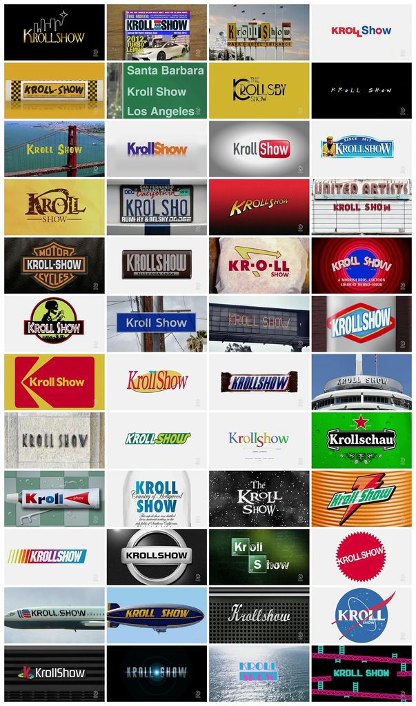 Kroll Show (2013) — Art of the Title