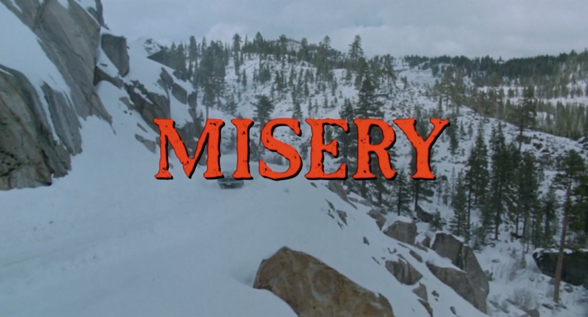 Misery (1990) — Art of the Title
