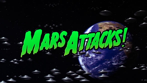 Mars Attacks! (1996) — Art of the Title