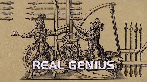 Real Genius (1985) — Art of the Title