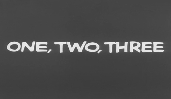 One, Two, Three (1961) — Art of the Title
