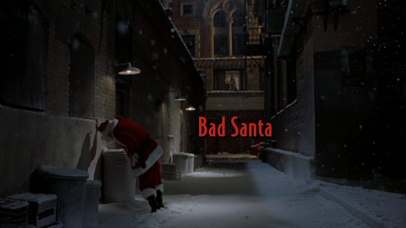 Bad Santa (2003) — Art of the Title