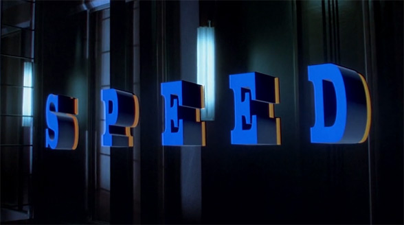 Speed (1994) — Art of the Title