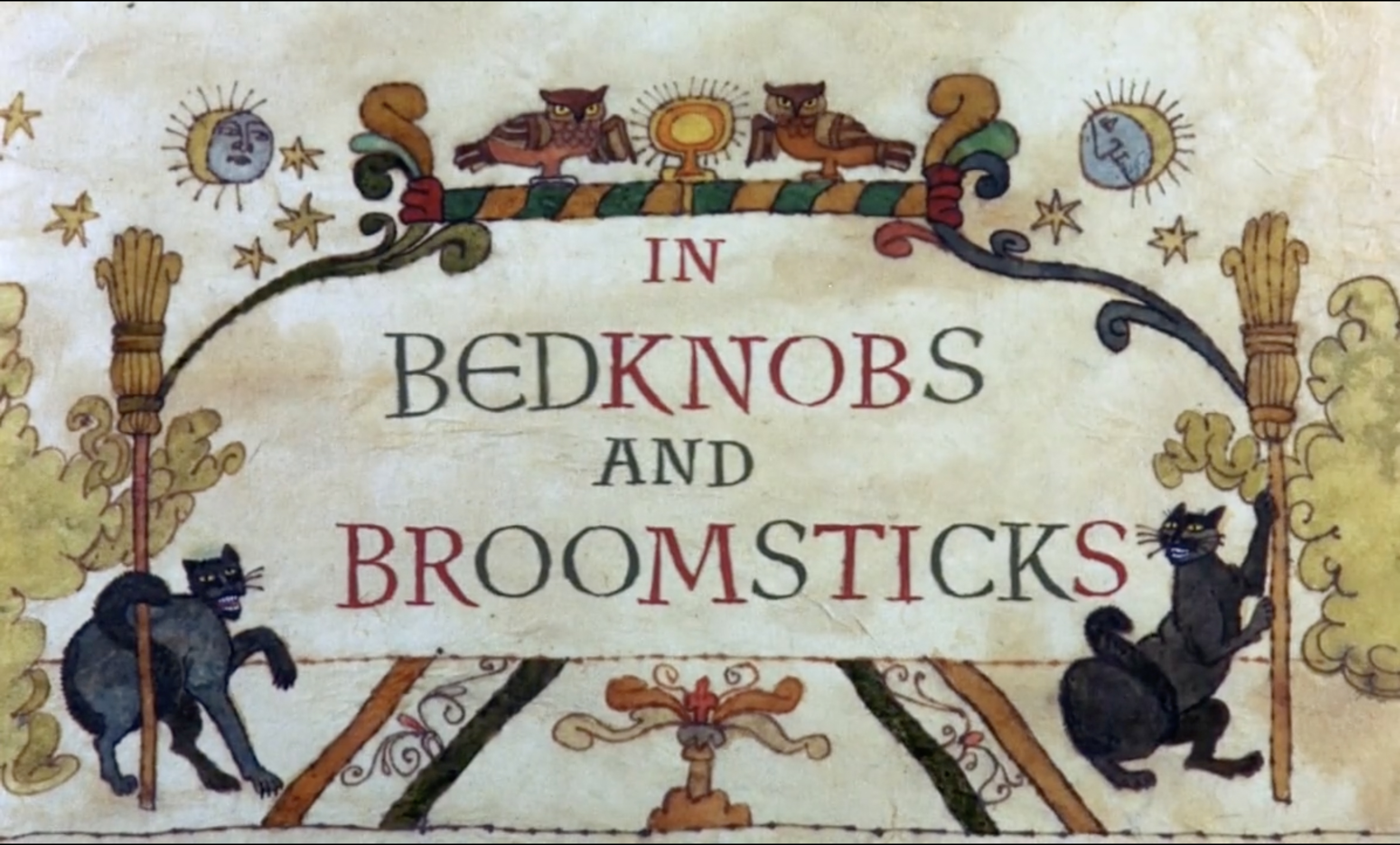 Bedknobs and Broomsticks (1971) — Art of the Title