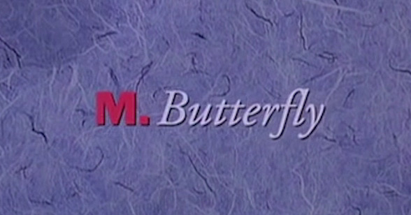 M. Butterfly (1993) — Art of the Title