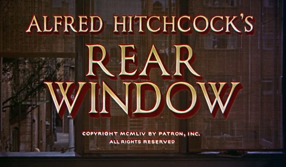 Rear Window (1954) — Art of the Title