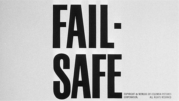 Fail-Safe (1964) — Art of the Title