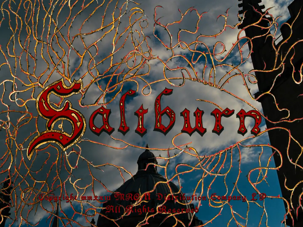 Saltburn (2023) — Art of the Title
