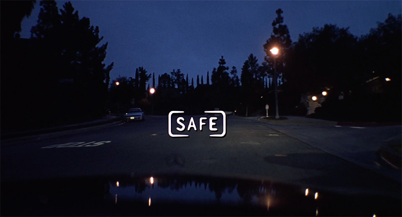 Safe (1995) — Art of the Title