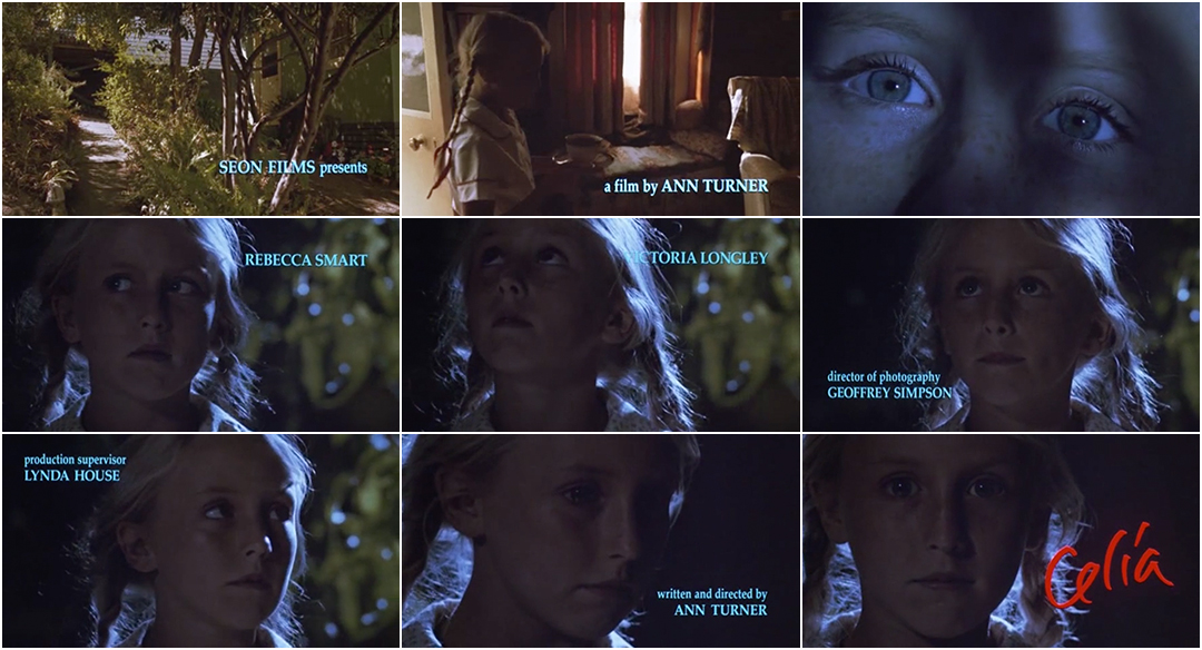 Celia (1989) — Art of the Title