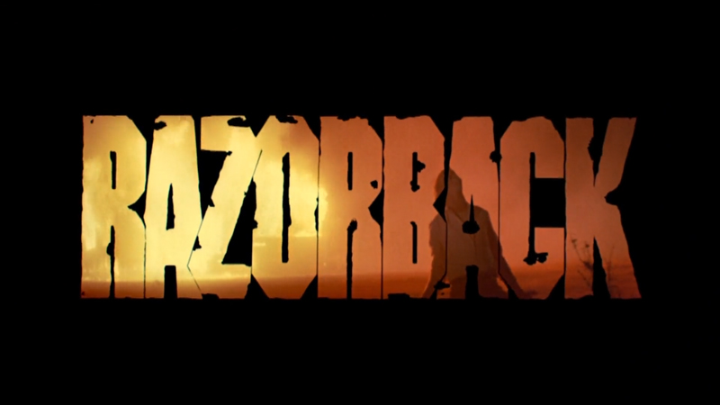 Razorback (1984) — Art of the Title